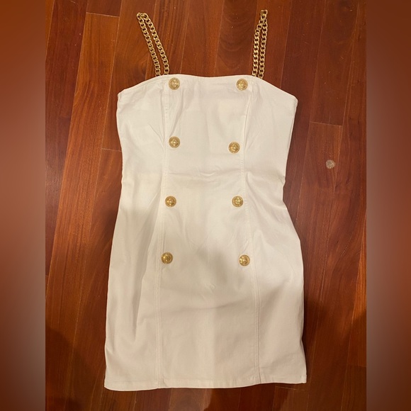 Flavio Castellani | Dresses | Flavio Castellani White Mini Dress With ...